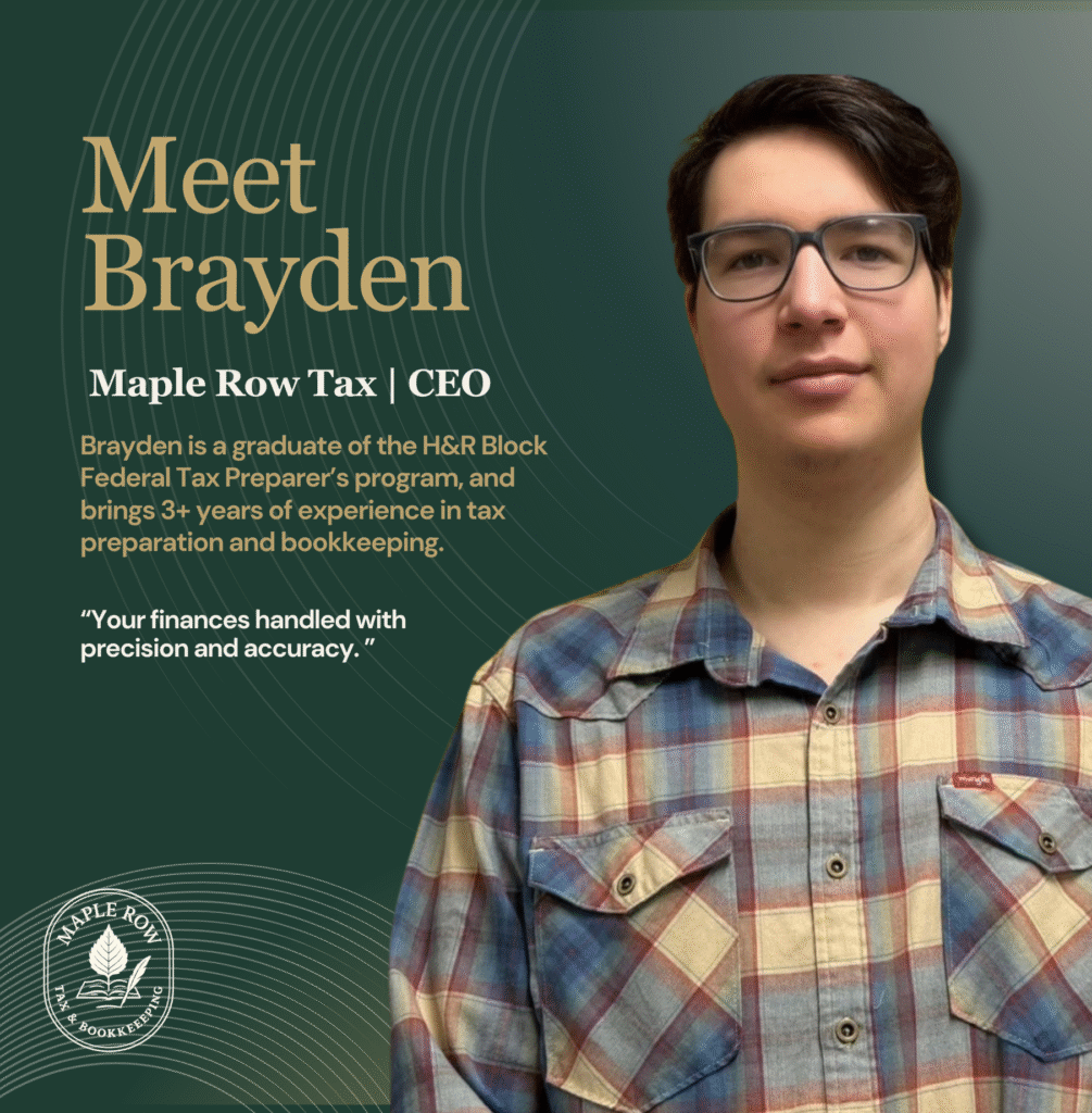 Plans - Maple Row Tax & Bookkeeping LLC